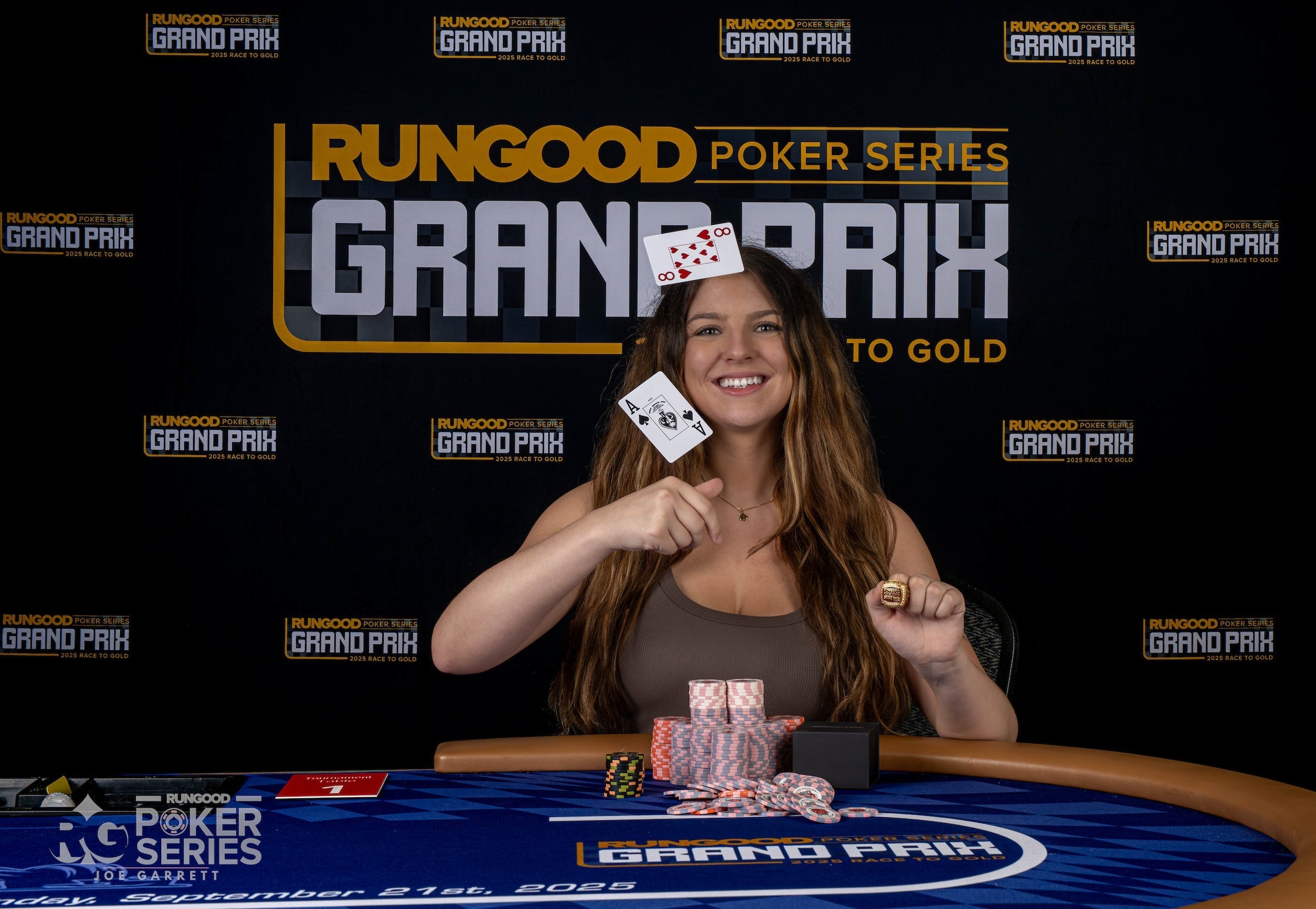 Alexandra Loveless wins Hollywood Penn Grand Prix $300 Black Chip Boun