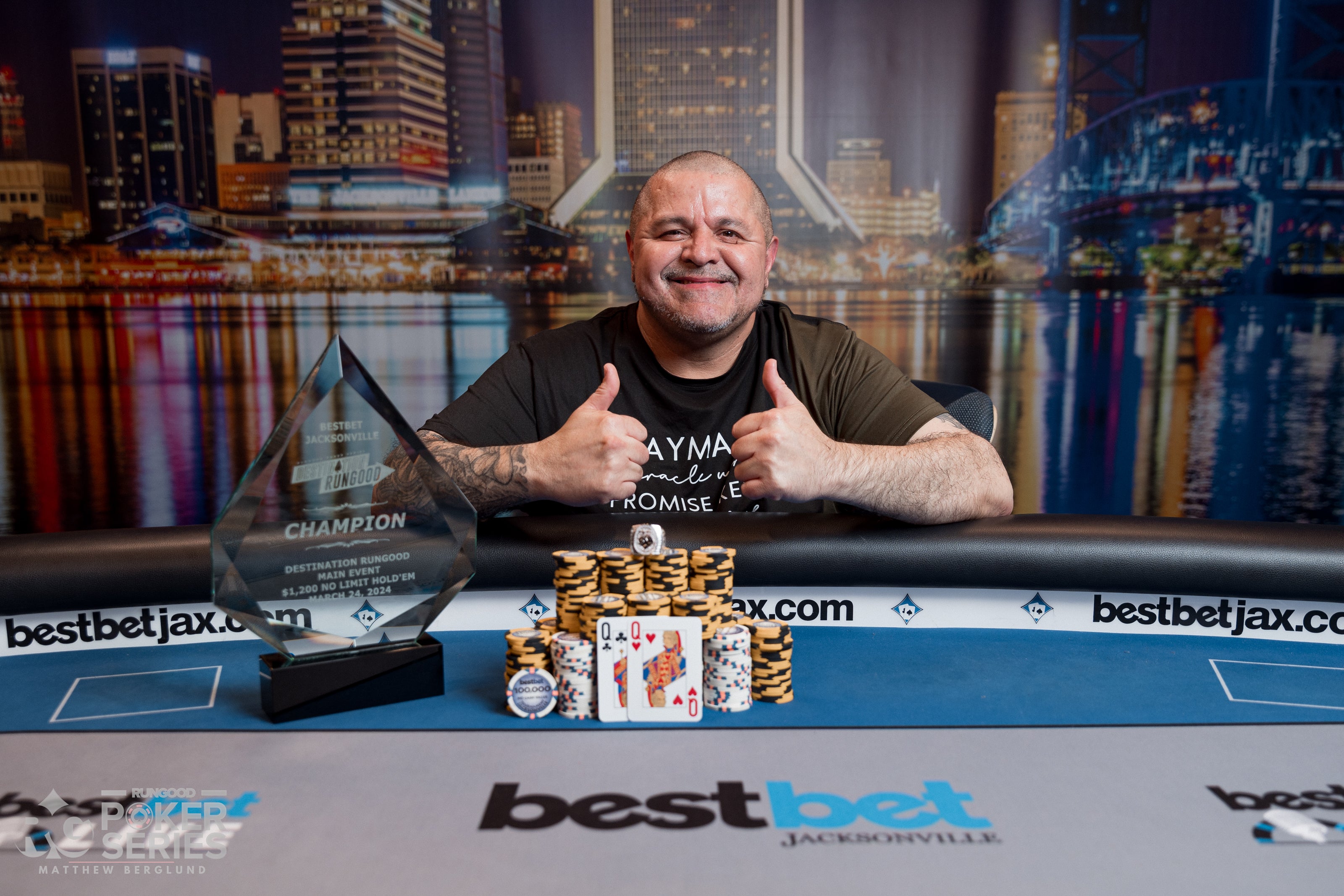 Dimas Martinez Wins RGPS bestbet Jacksonville $1,200 Main Event ($104,