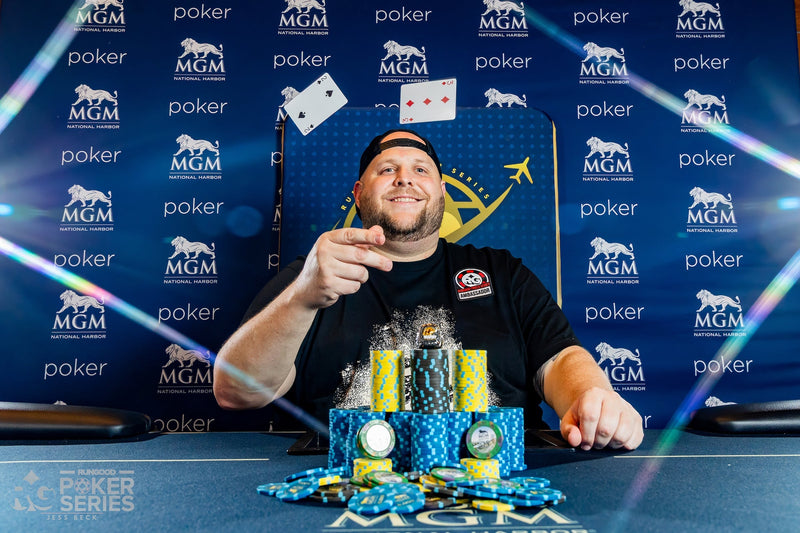 Nicholas Rigby wins MGM National Harbor Passport $250 Ambassador Doubl